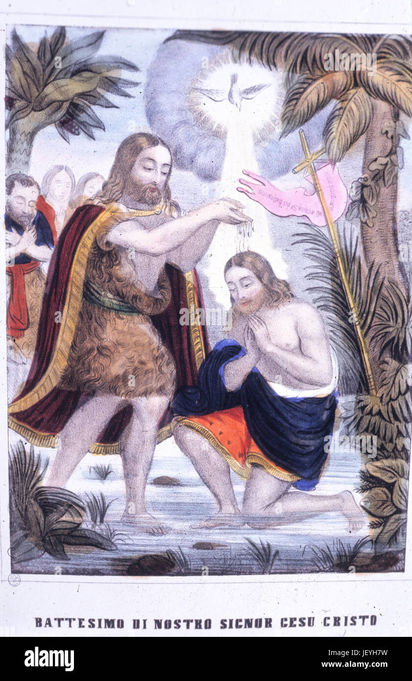 Die taufe von christus und johannes -Fotos und -Bildmaterial in hoher ...