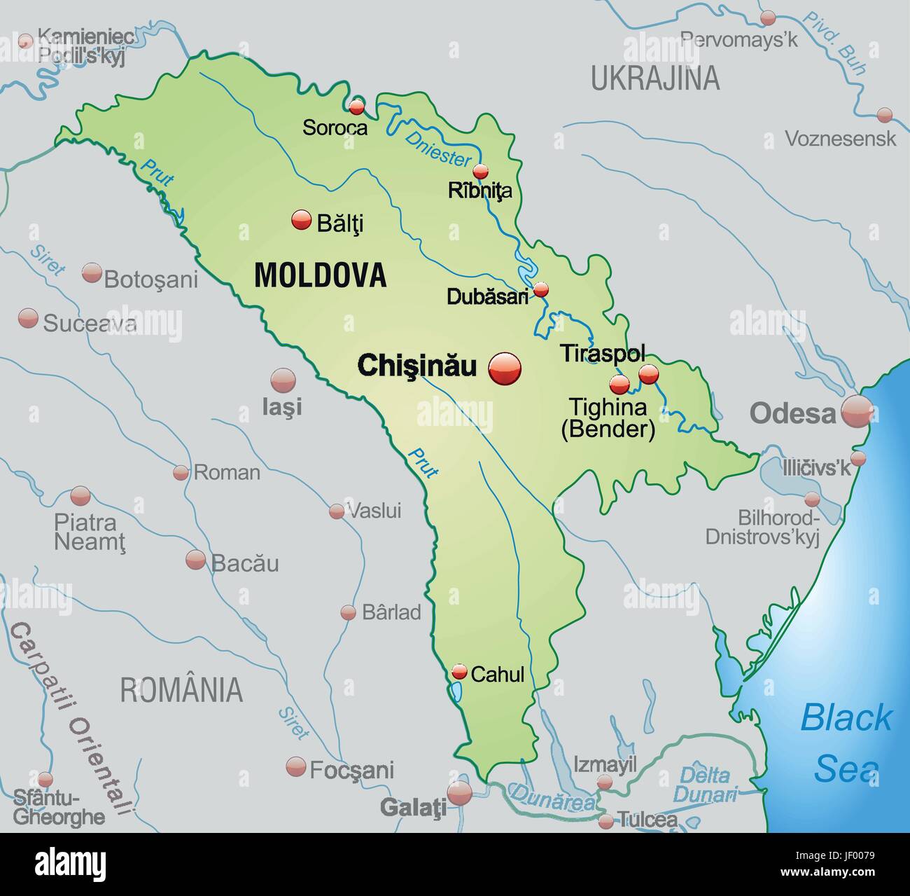 Karte von moldau -Fotos und -Bildmaterial in hoher Auflösung – Alamy