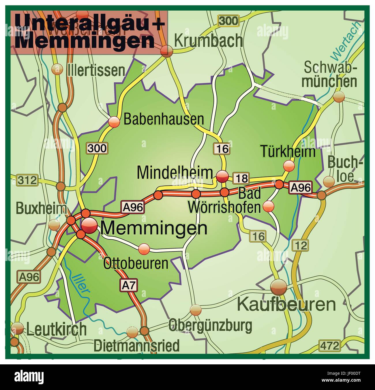 Memmingen karte -Fotos und -Bildmaterial in hoher Auflösung – Alamy
