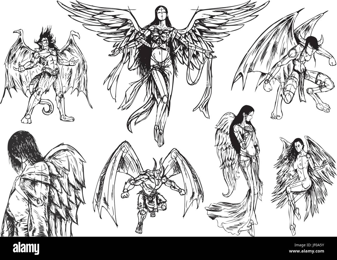 Engel zeichnung -Fotos und -Bildmaterial in hoher Auflösung – Alamy