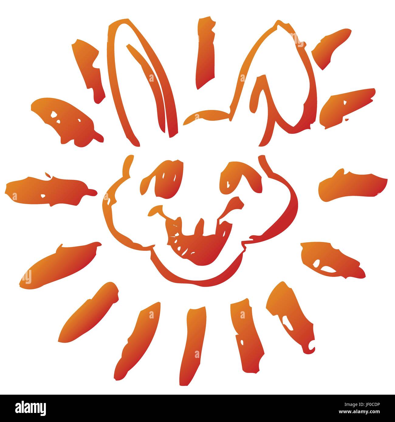 Hasenohren piktogramm Stock-Vektorgrafiken kaufen - Alamy