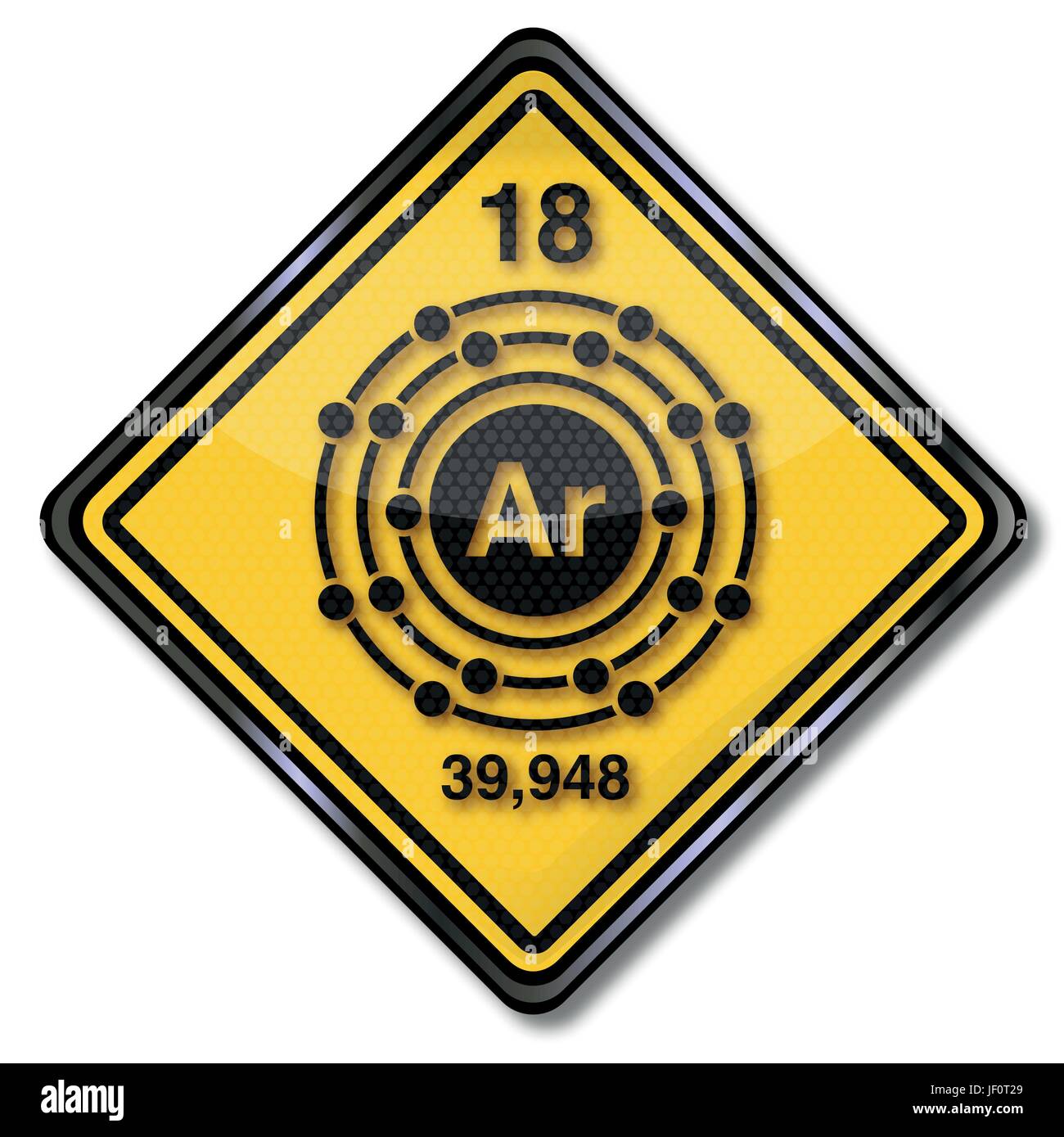 Estructura del átomo de argon Stock-Vektorgrafiken kaufen - Alamy