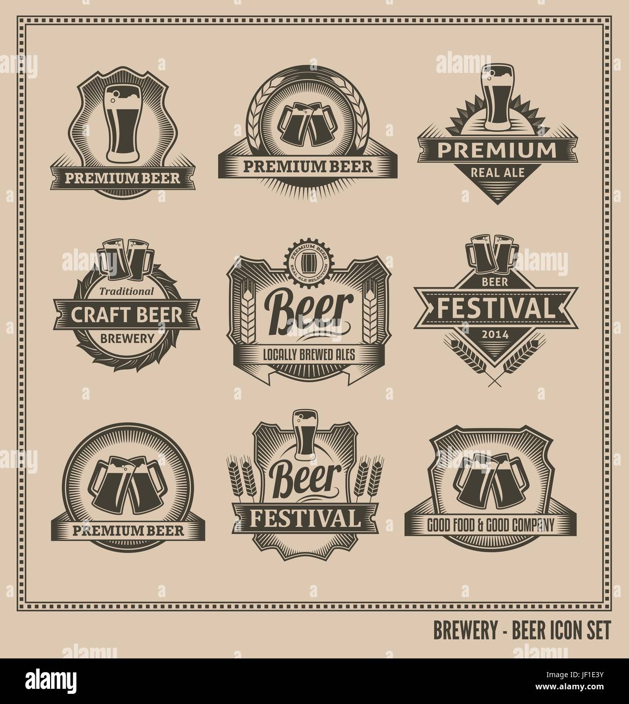 Piktogramm Handel Symbol Stock-Vektorgrafik - Alamy