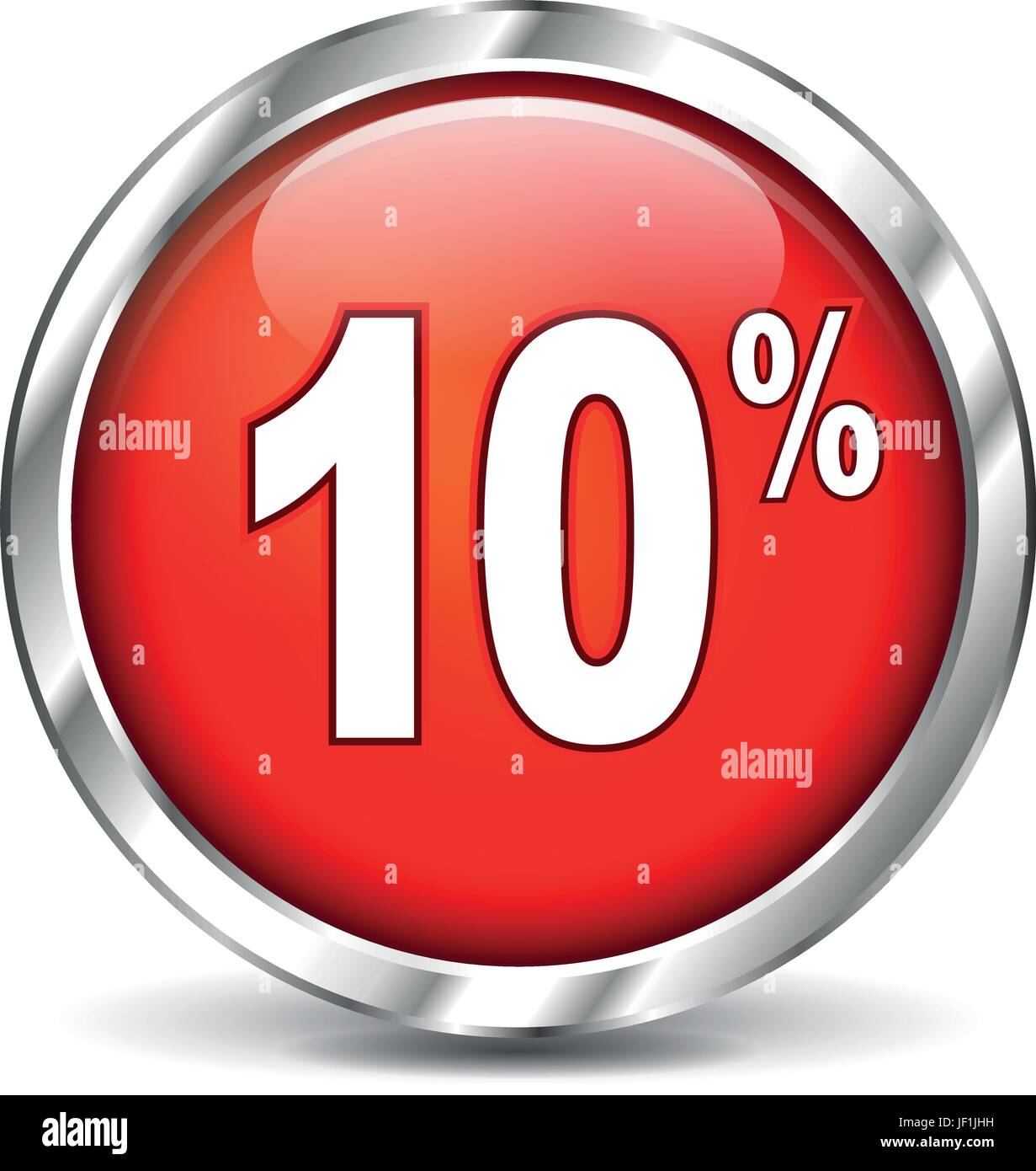 Verkauf, zehn Prozent, Symbol, Rabatt, Piktogramm, Symbol, Piktogramm ...