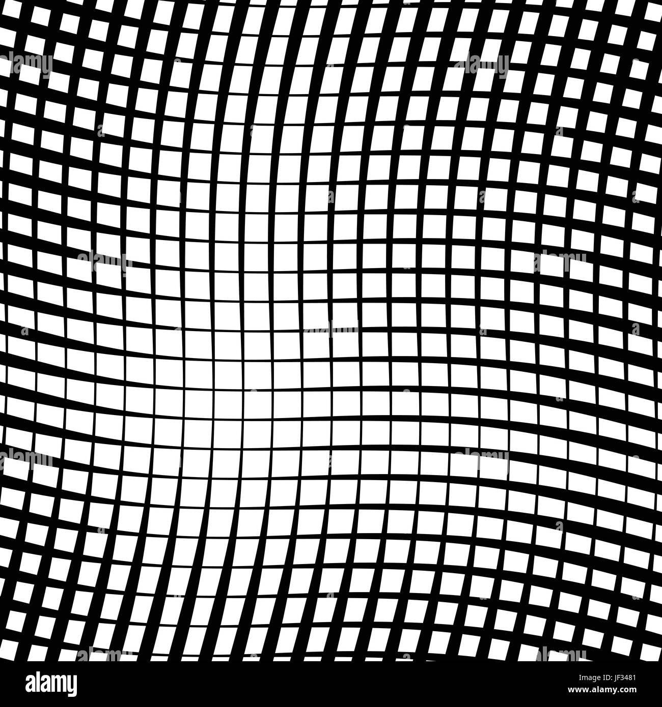 Geometrische schwarze und weiße Textur. Netz, Gitter-Muster von Linien ...