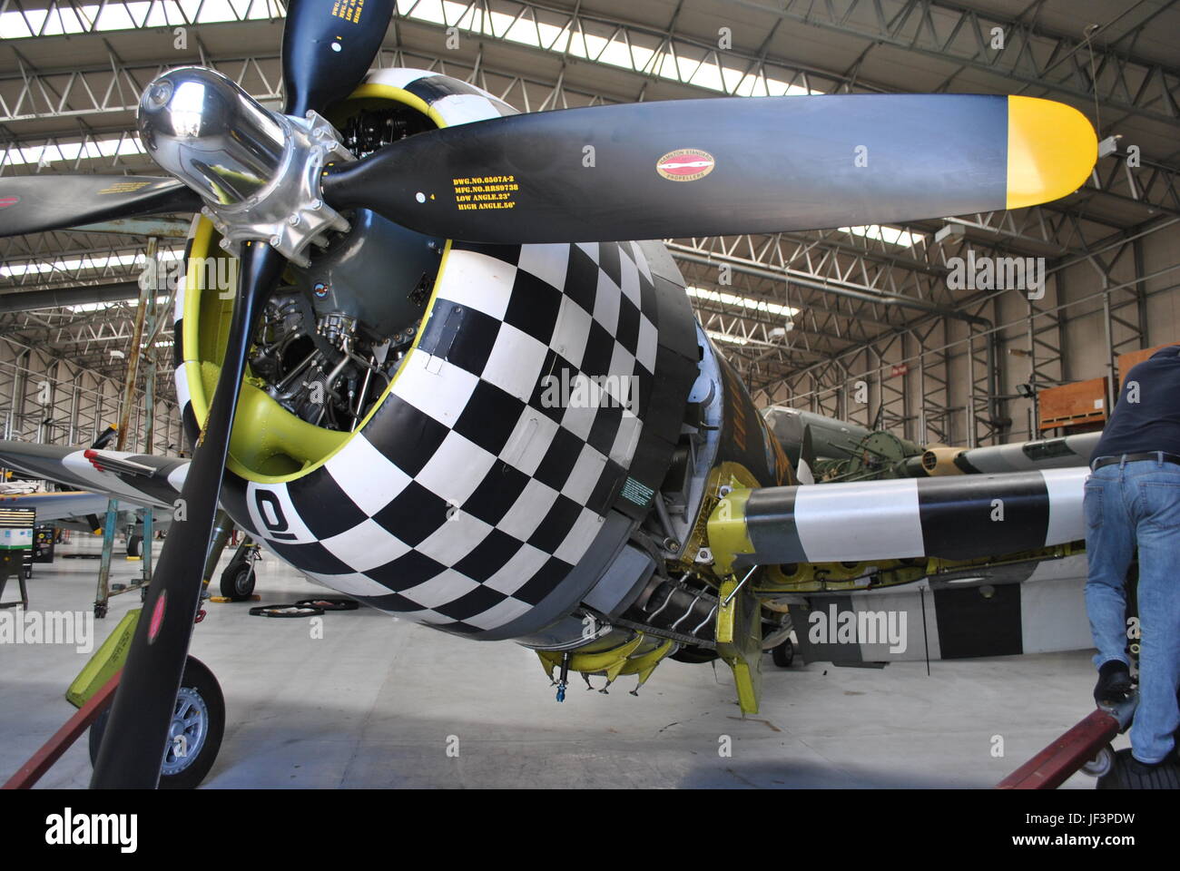 P-47 THUNDERBOLT RAZORBACK CLOSEUP Stockfotografie - Alamy