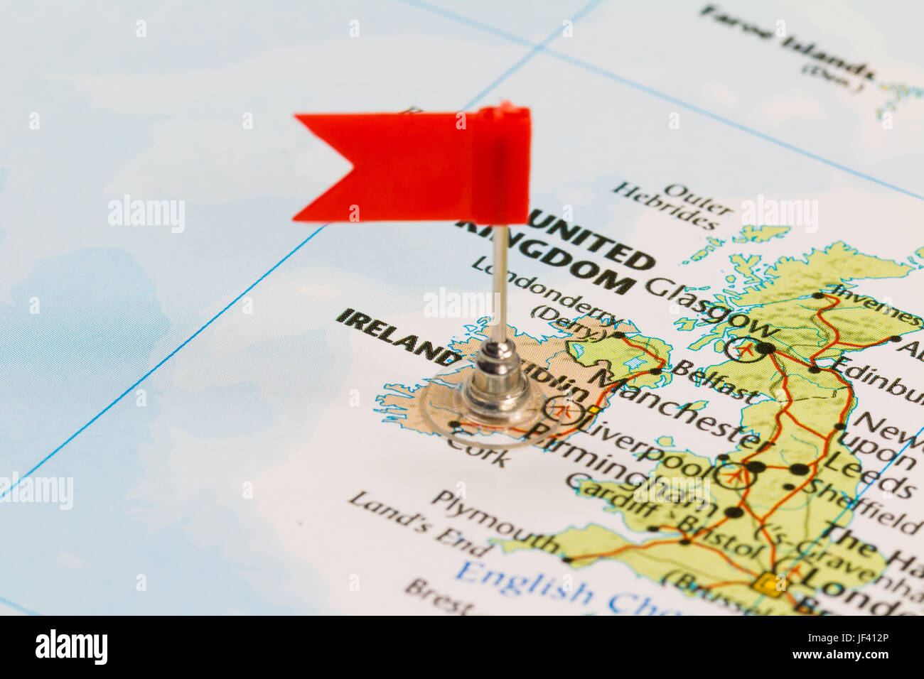 Republic ireland flag in map -Fotos und -Bildmaterial in hoher ...