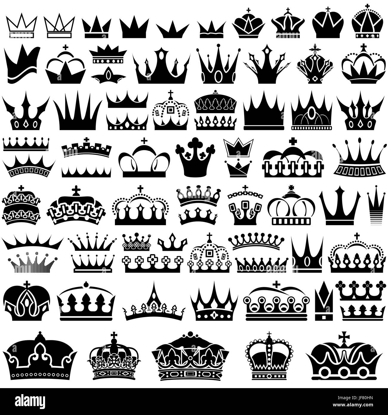 Heraldik, Kontur, Kaiser, König, Symbol, Piktogramm, Symbol, Piktogramm ...