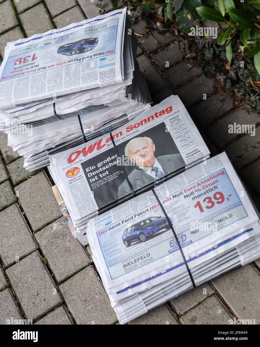 Titelseite der deutschen zeitung -Fotos und -Bildmaterial in hoher ...