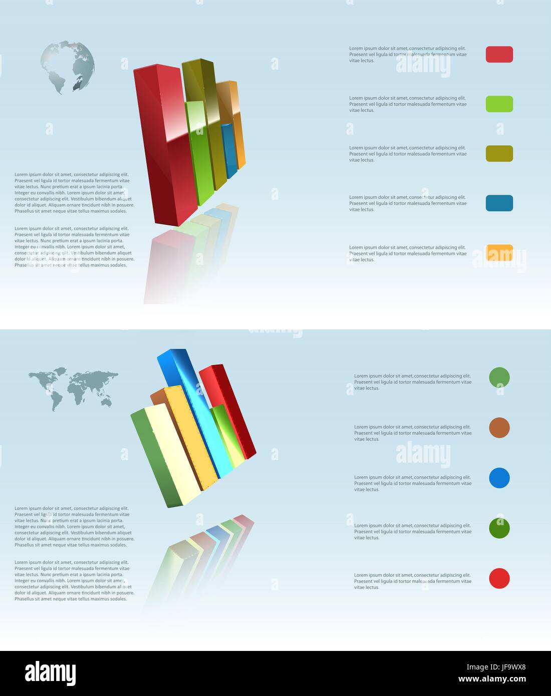 Inforgaphische statistik diagramm graph bar business diagramm symbole ...
