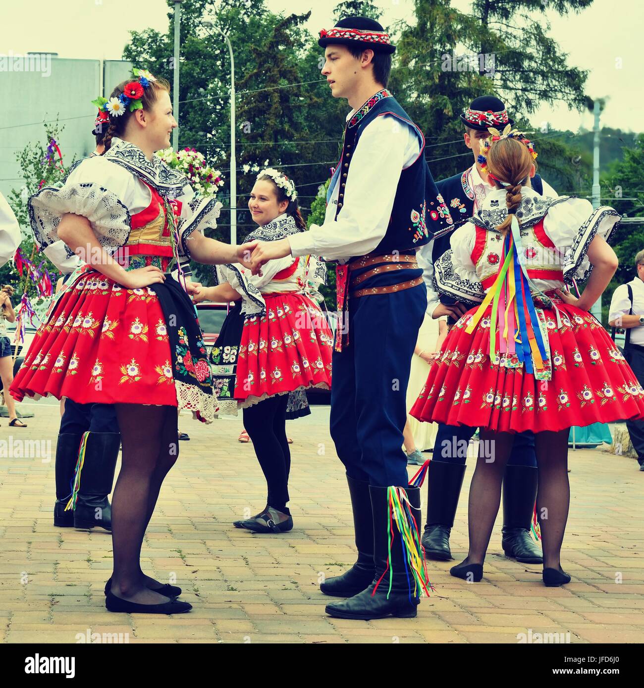 Traditionelle Tschechische Volksmusik Stockfotos und -bilder Kaufen - Alamy