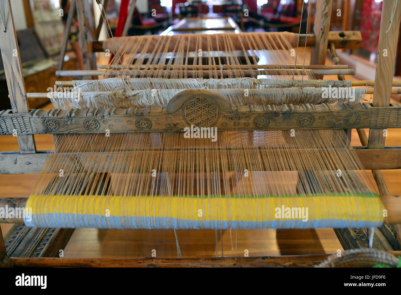 Webstuhl detail -Fotos und -Bildmaterial in hoher Auflösung – Alamy