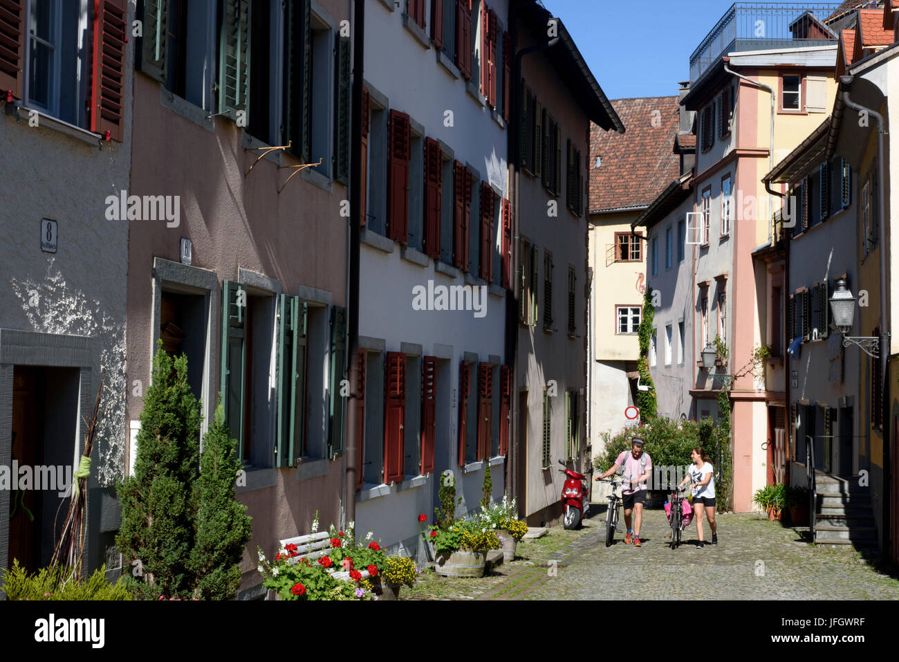 Oberstadt, Bregenz, Bodensee, Vorarlberg, Österreich Stockfotografie ...