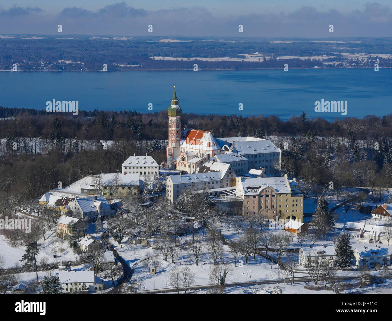 Kloster andechs aerial view -Fotos und -Bildmaterial in hoher Auflösung ...
