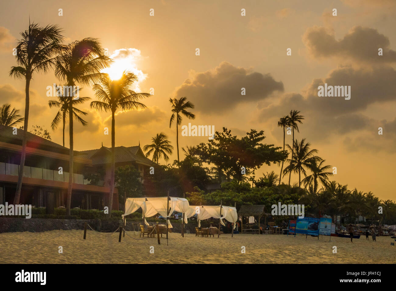 Strandbar, Bo Phut Beach, Insel Ko Samui, Thailand, Asien ...