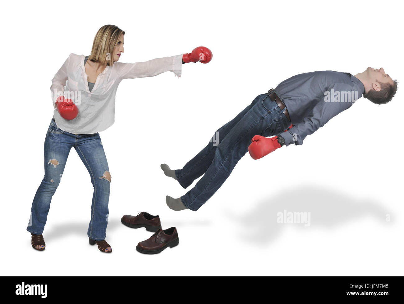 Boxerin knock out -Fotos und -Bildmaterial in hoher Auflösung – Alamy