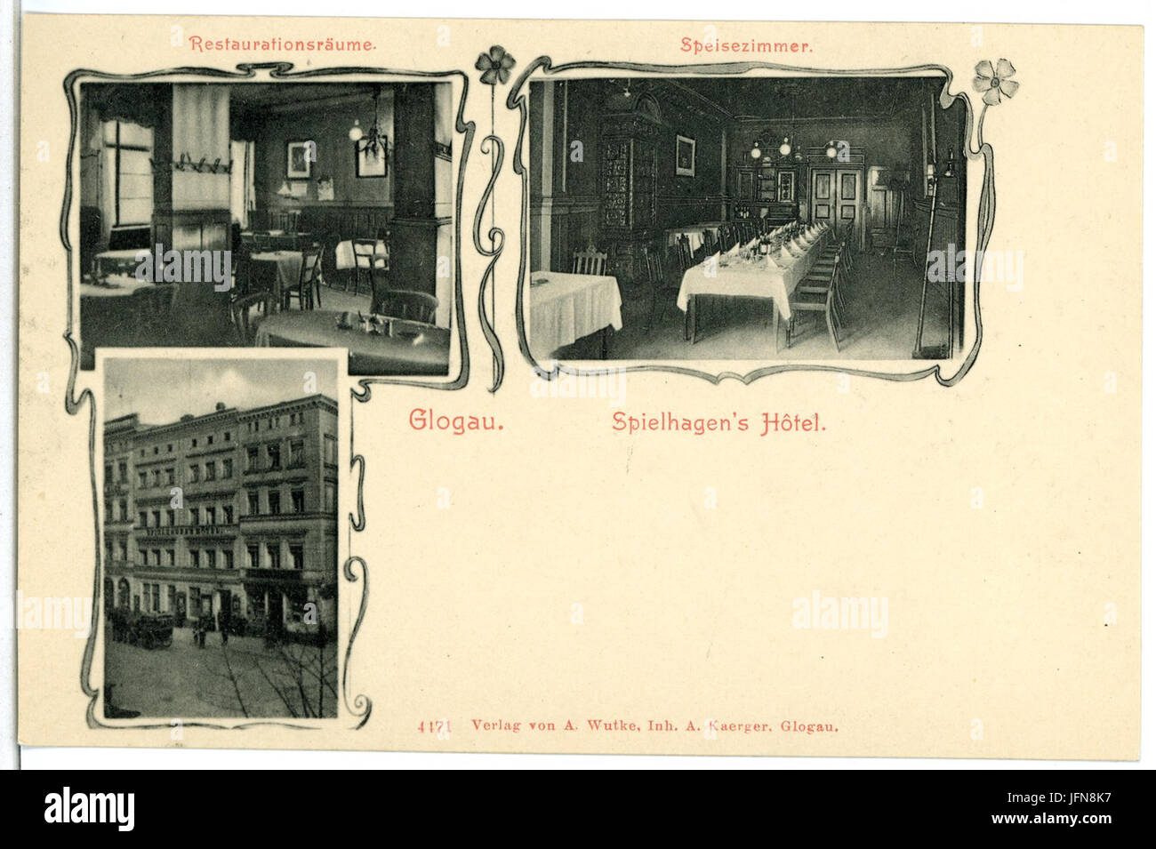 Glogau Karte Stockfotos und -bilder Kaufen - Alamy