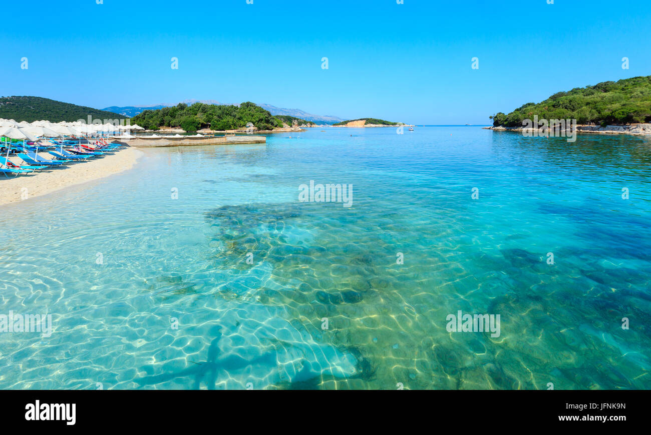 Ksamil Strand, Albanien Stockfotografie - Alamy