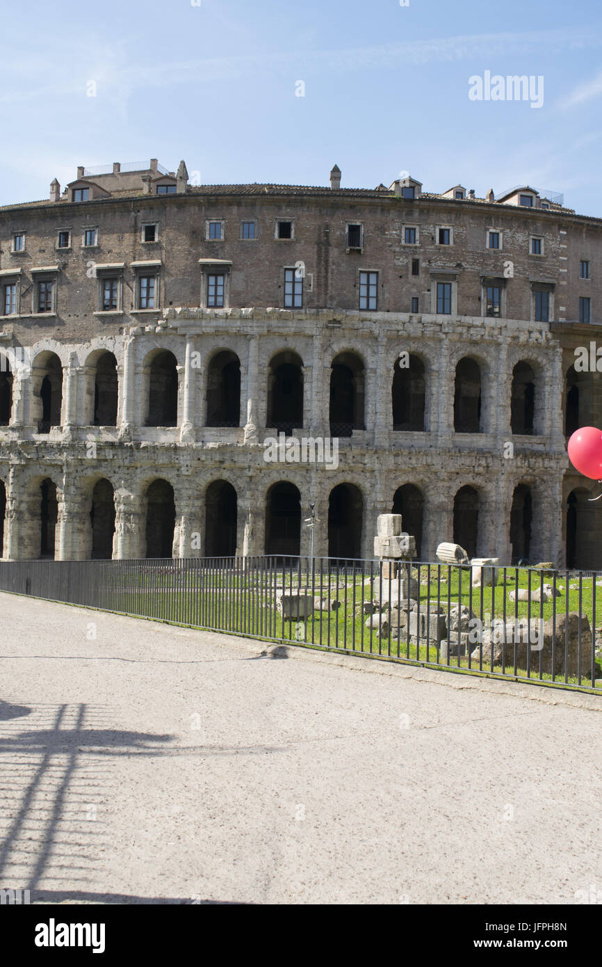 Theater des Marcellus Das antike Open-Air-Theater in Rom, Italien ...