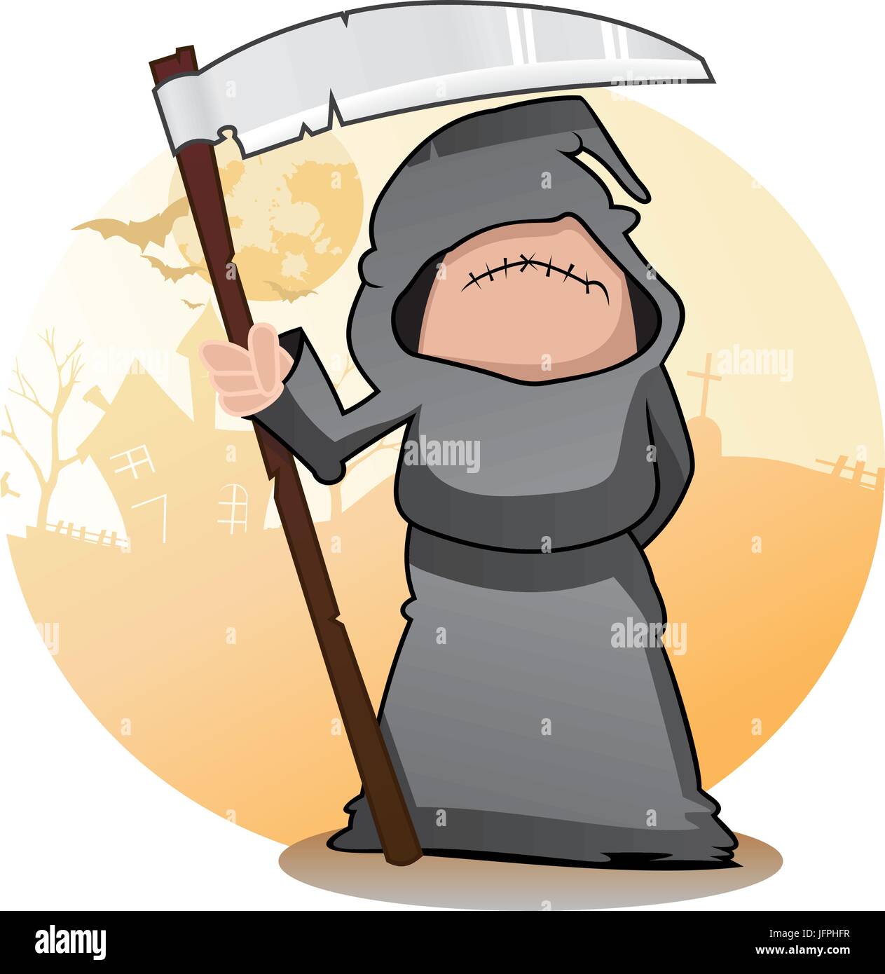 Cartoon sensenmann -Fotos und -Bildmaterial in hoher Auflösung – Alamy