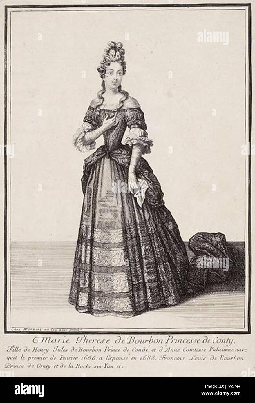 Bonnart Henri - Marie-Thérèse de Bourbon princesse de Conti ...
