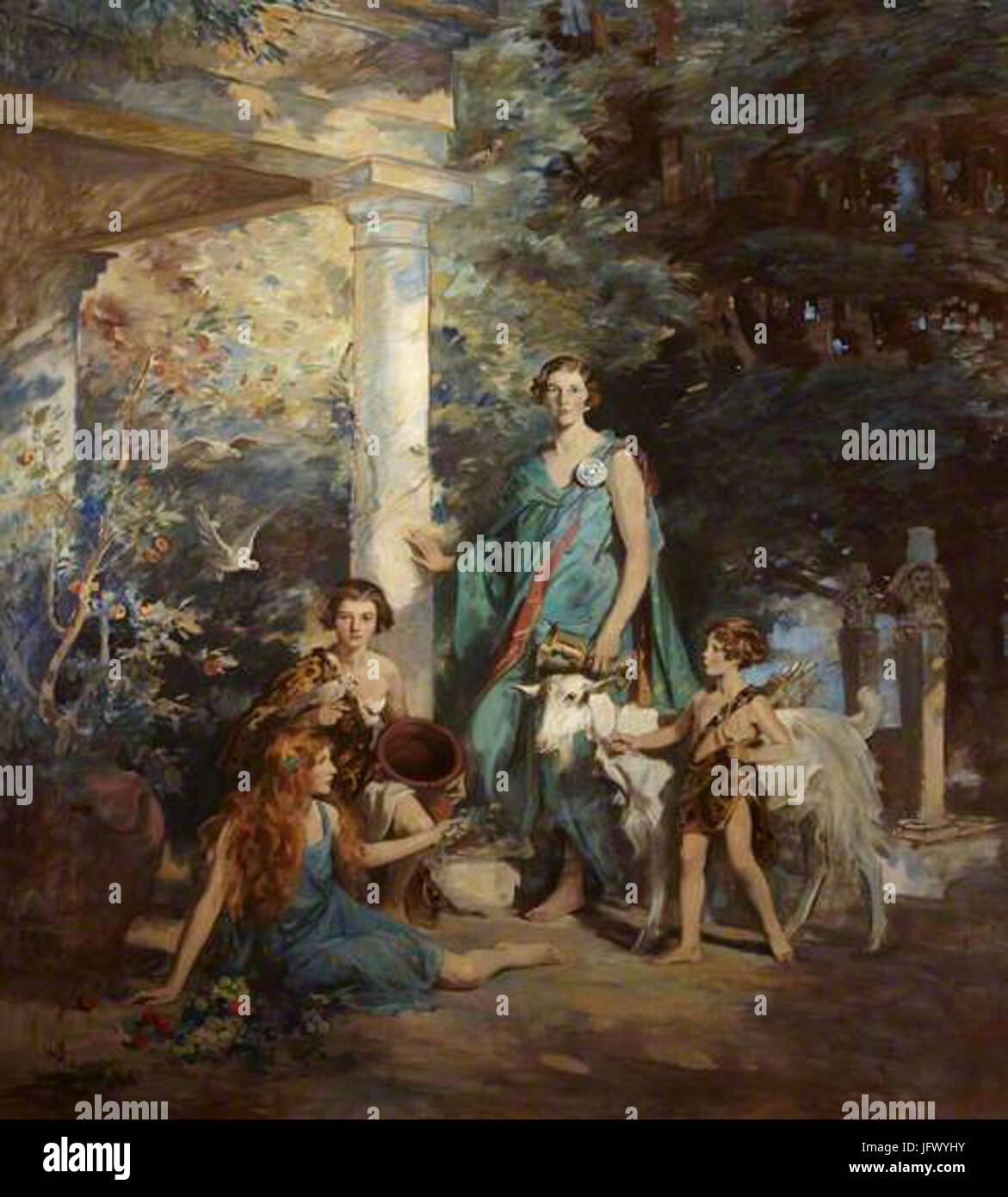 Circe und die Sirenen A Gruppe Portrait von der Honourable Edith ...