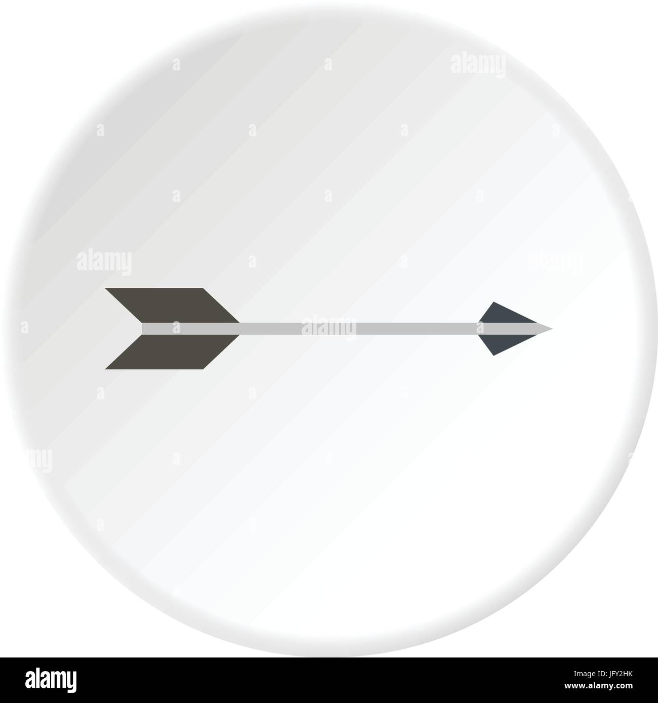 Langer Pfeil Symbol Kreis Stock-Vektorgrafik - Alamy