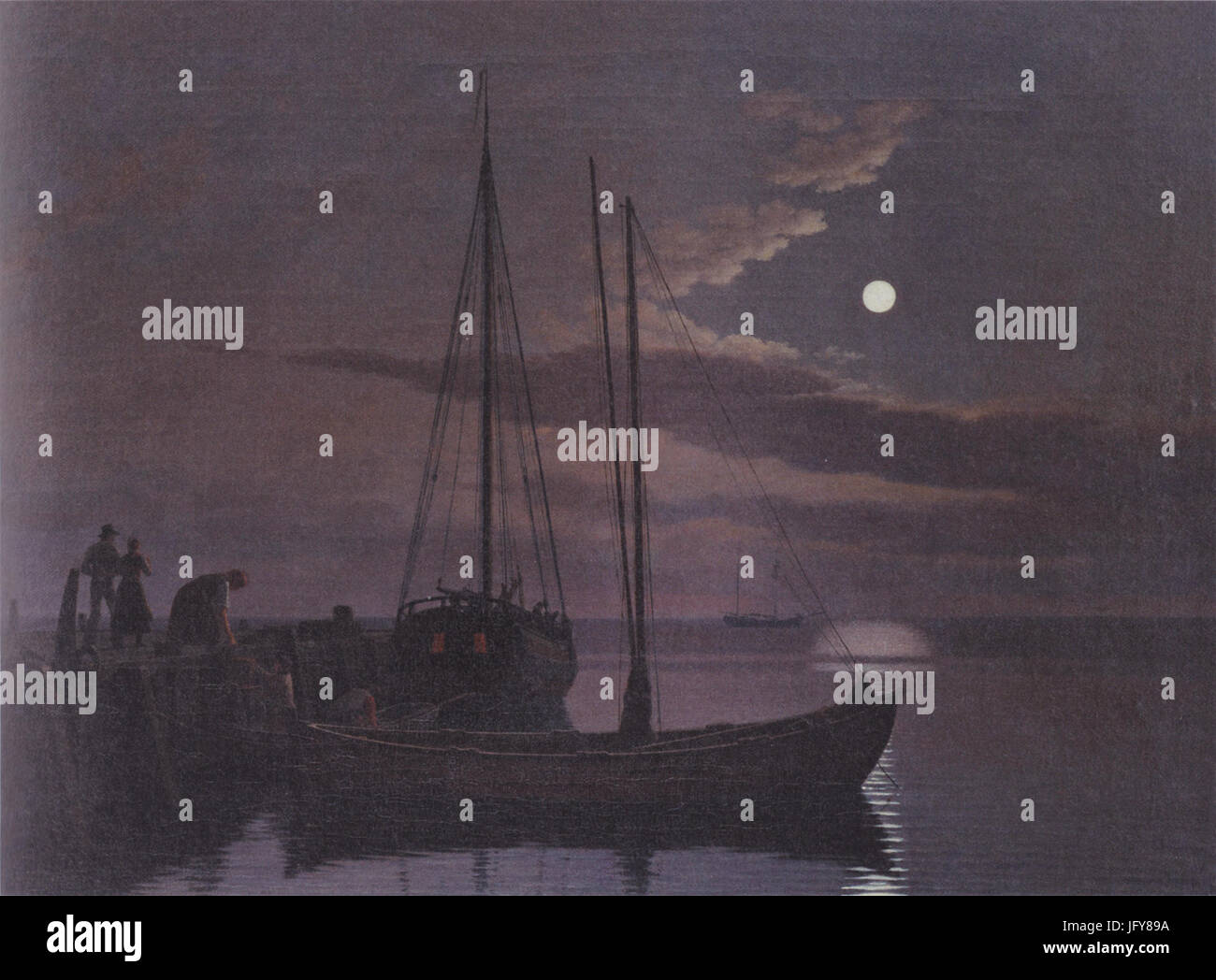 Eckersberg, CW - Måneskinsstykke - 1821 Stockfotografie - Alamy Eckersberg, CW - Måneskinsstykke - 1821 Stockfotografie - Alamy