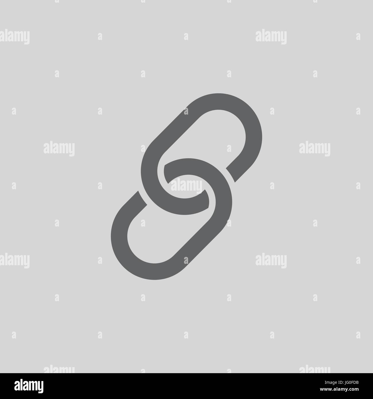 Verbindung Link Symbol Zeichen Symbol Vektorgrafik Stock-Vektorgrafik ...