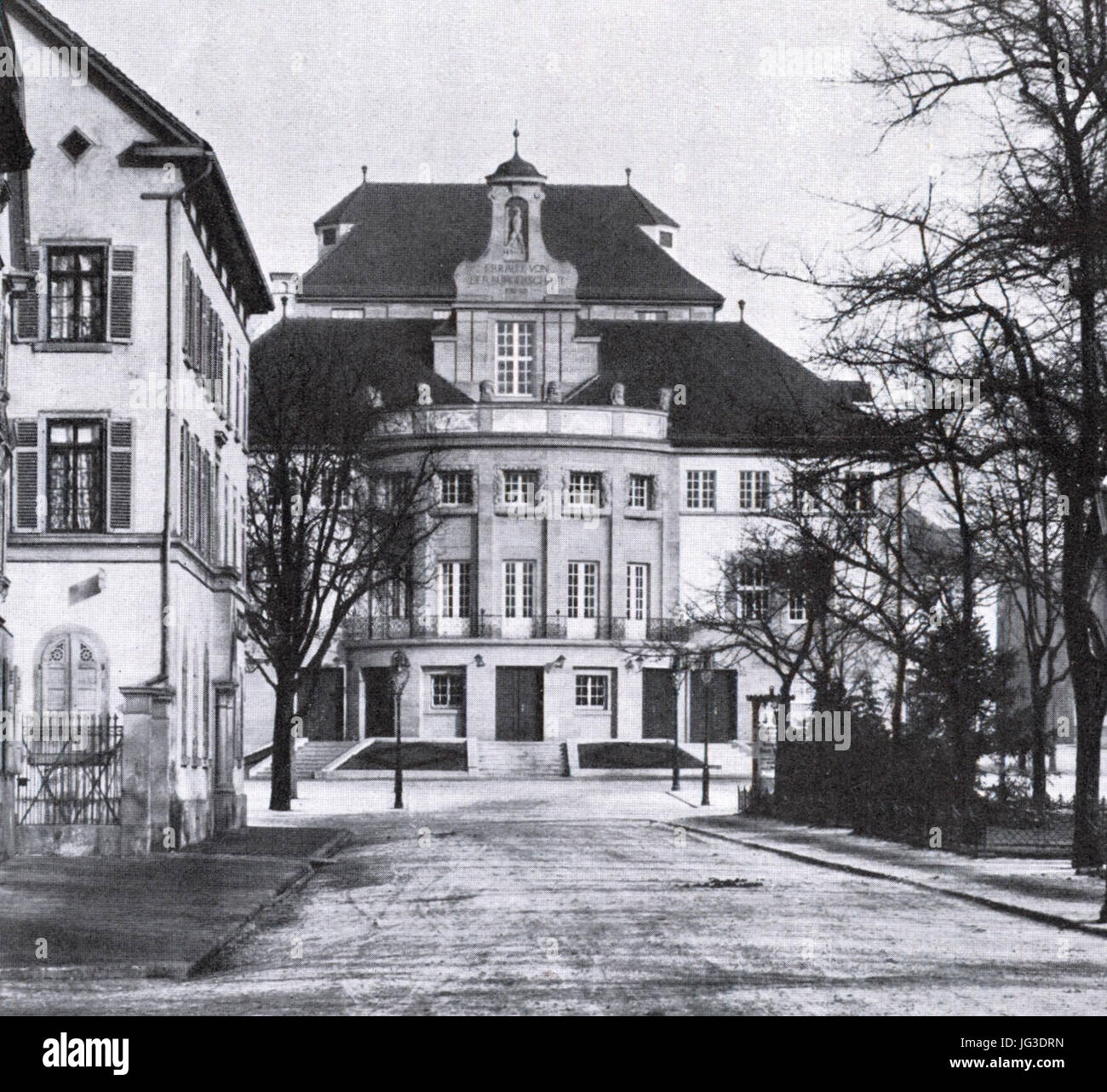 Heilbronn, Altes Theater, Ansicht, verschafft Theodor Fischer (1862 ...