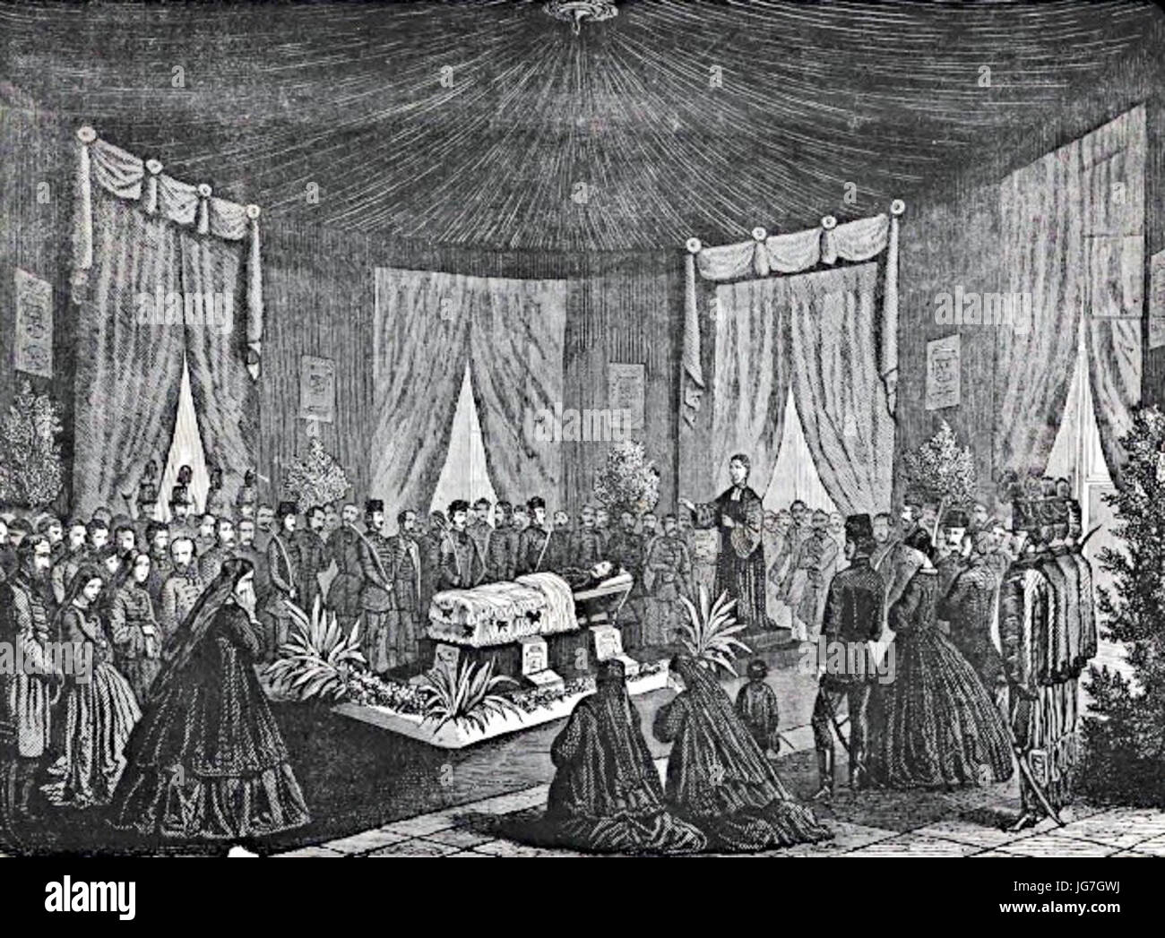 Teleki László Temetése 1861 Stockfotografie - Alamy