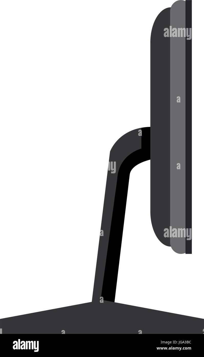 Seitenansicht der tastatur Stock-Vektorgrafiken kaufen - Alamy