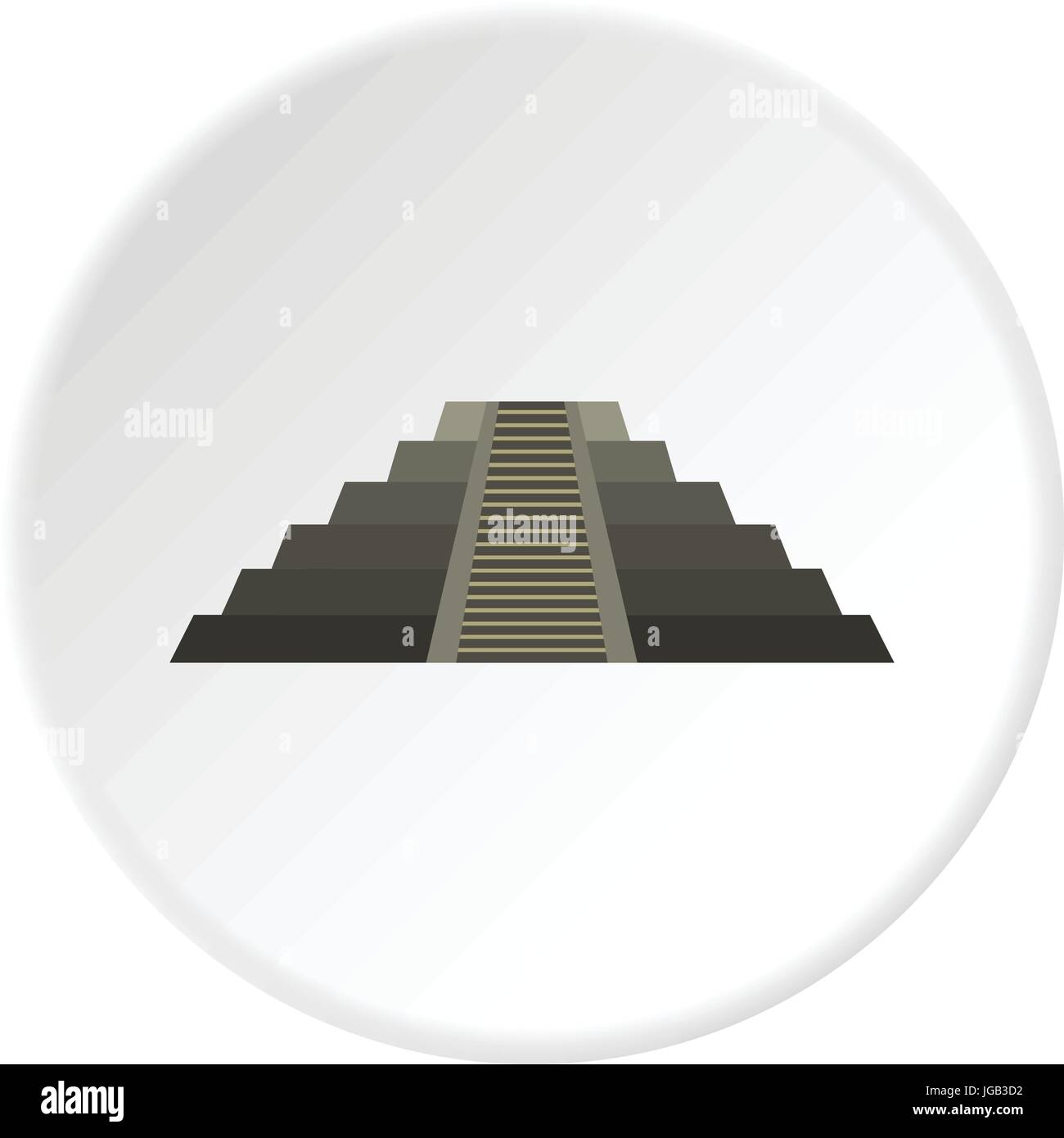 El Castillo Maya-Pyramide in Chichen Itza-Symbol Stock-Vektorgrafik - Alamy