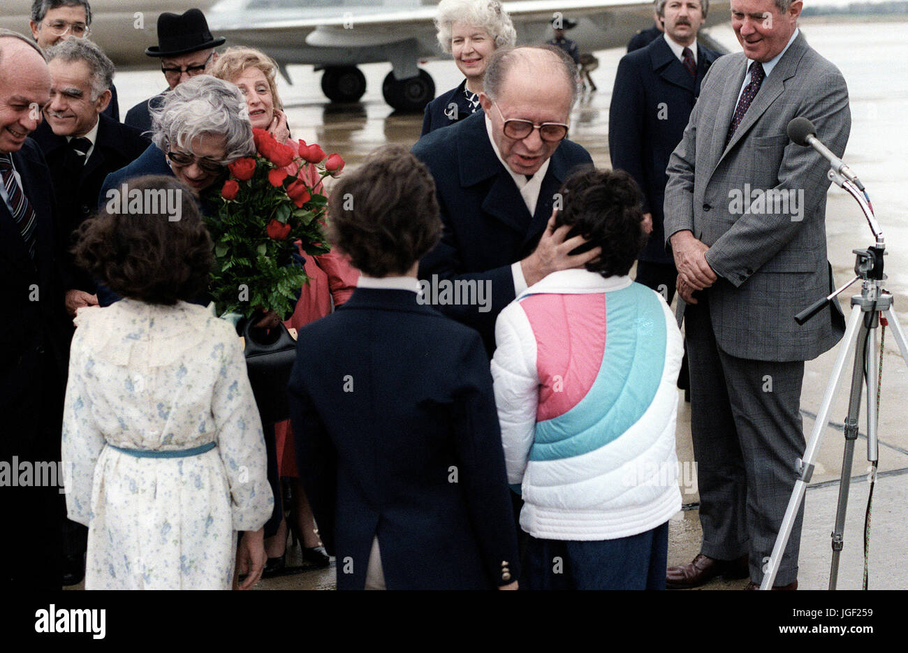 1980 menachem beginnt den besuch in den vereinigten staaten -Fotos und ...