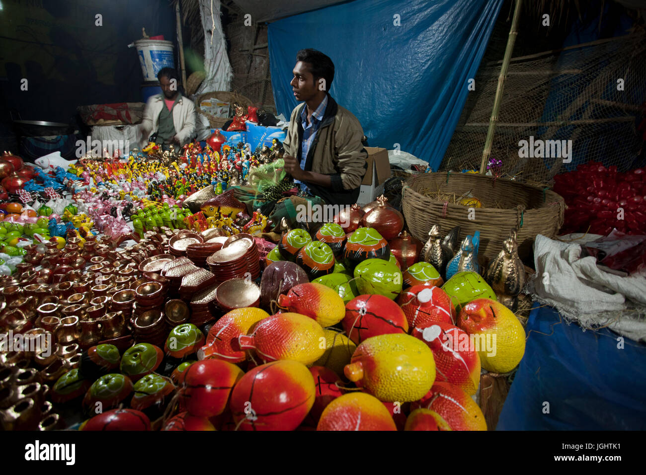 Keramik-Stall während Rash Mela am Dublarchar in der Eastern Division ...