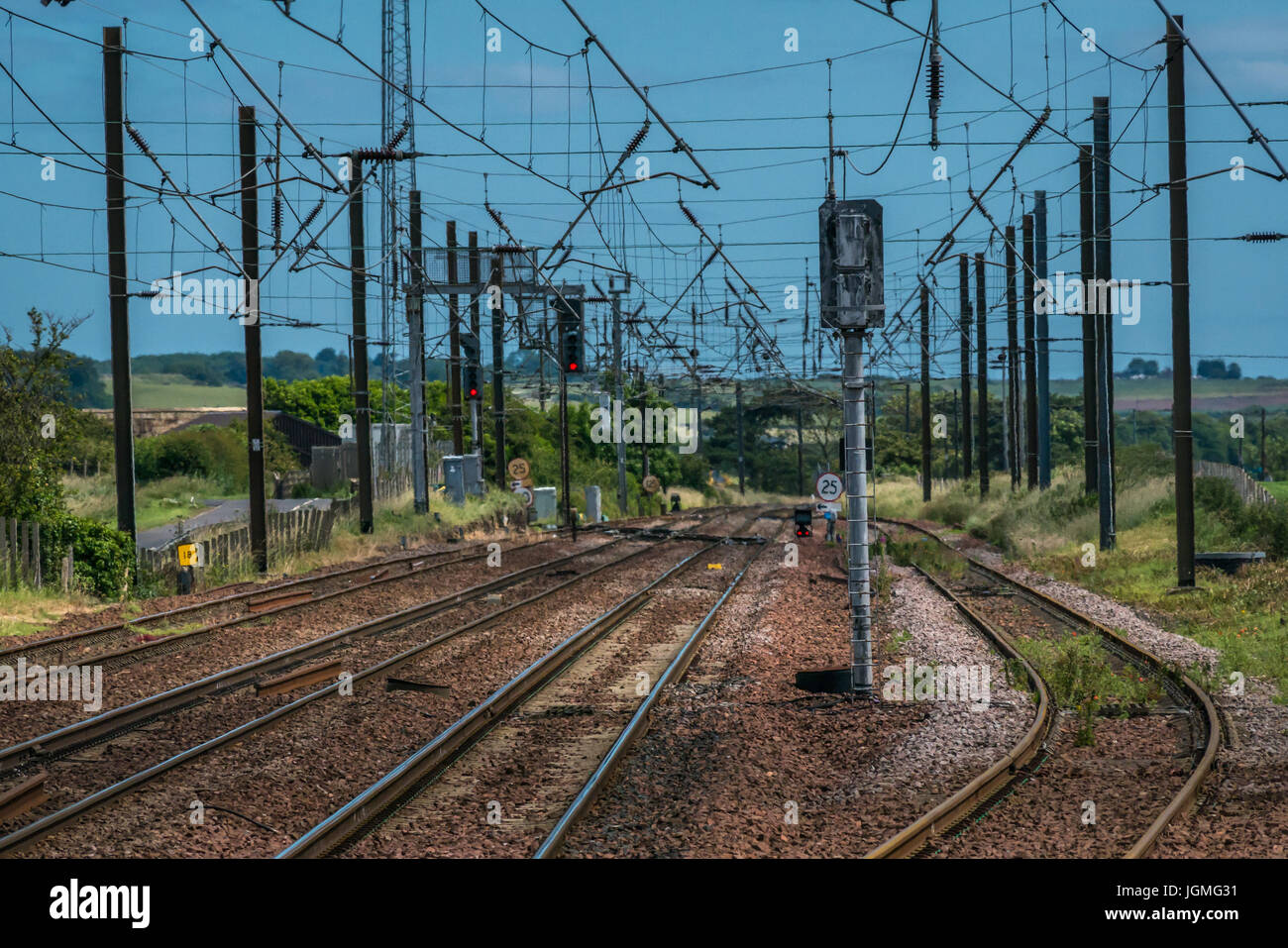 Parallele bahngleise -Fotos und -Bildmaterial in hoher Auflösung – Alamy