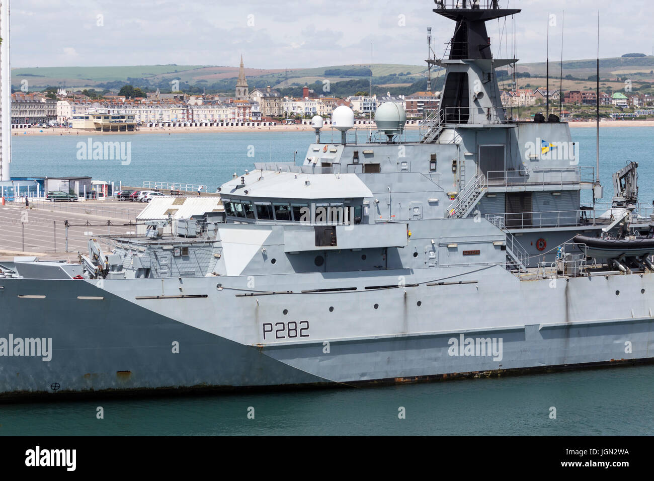 British Royal Navy HMS Severn - P282, Fluss-Klasse offshore patrol ...