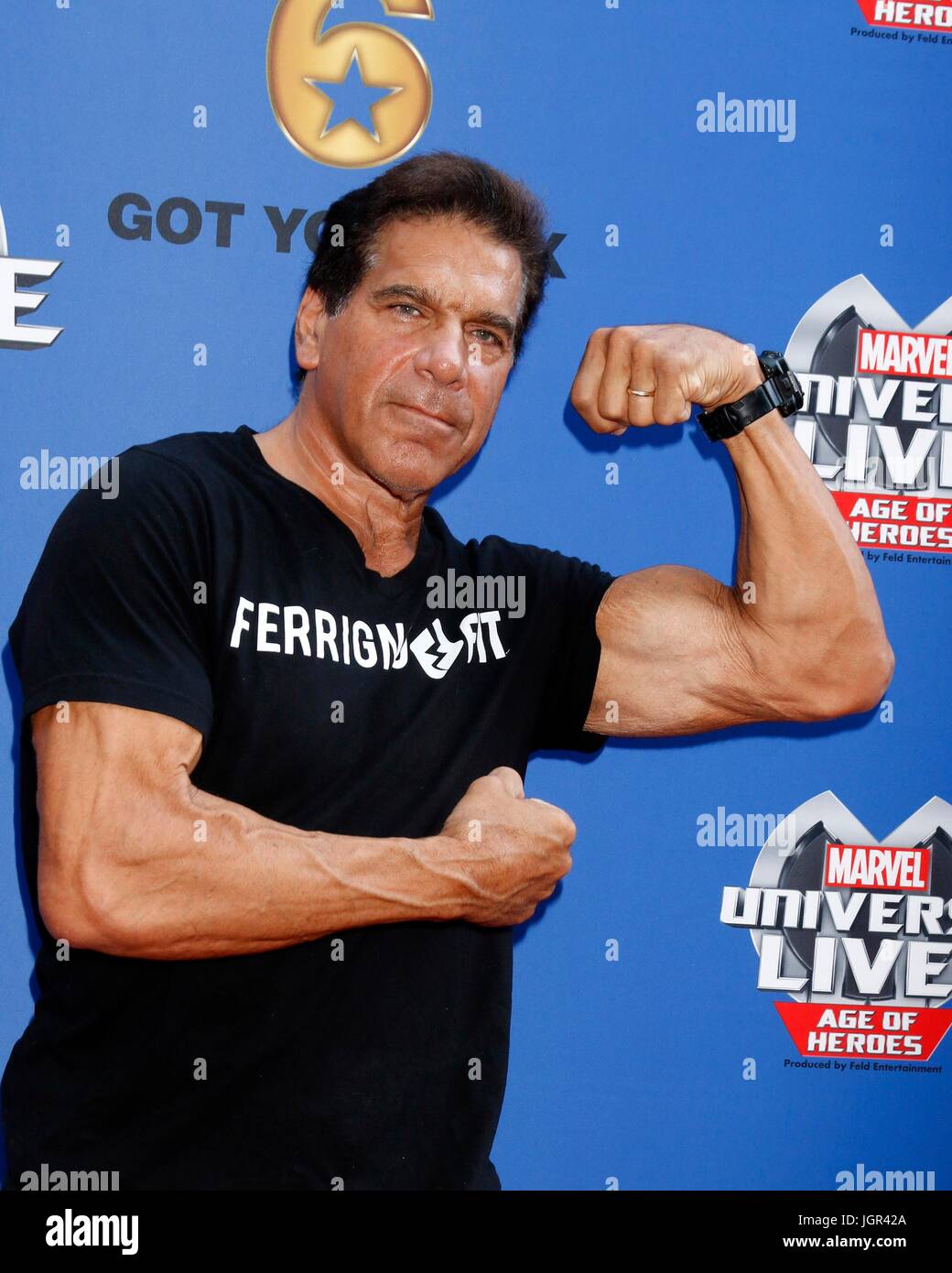 Los Angeles, CA, USA. 8. Juli 2017. Lou Ferrigno im Ankunftsbereich für ...