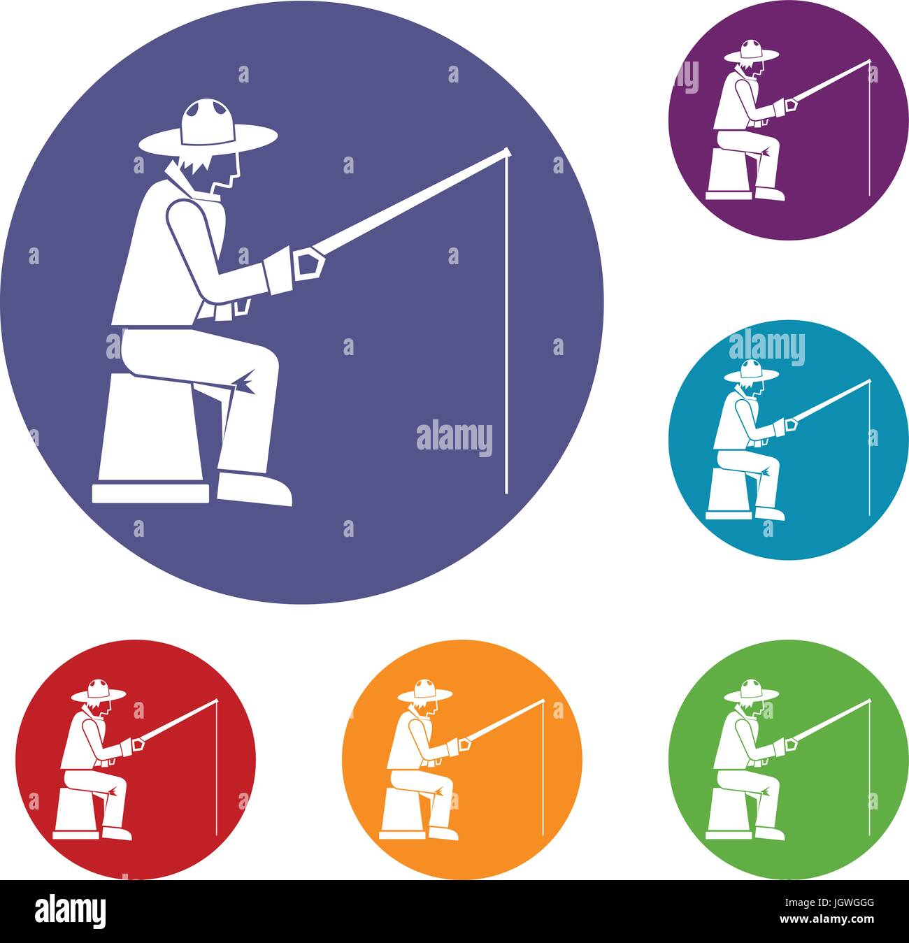 Fisch steg Stock-Vektorgrafiken kaufen - Alamy