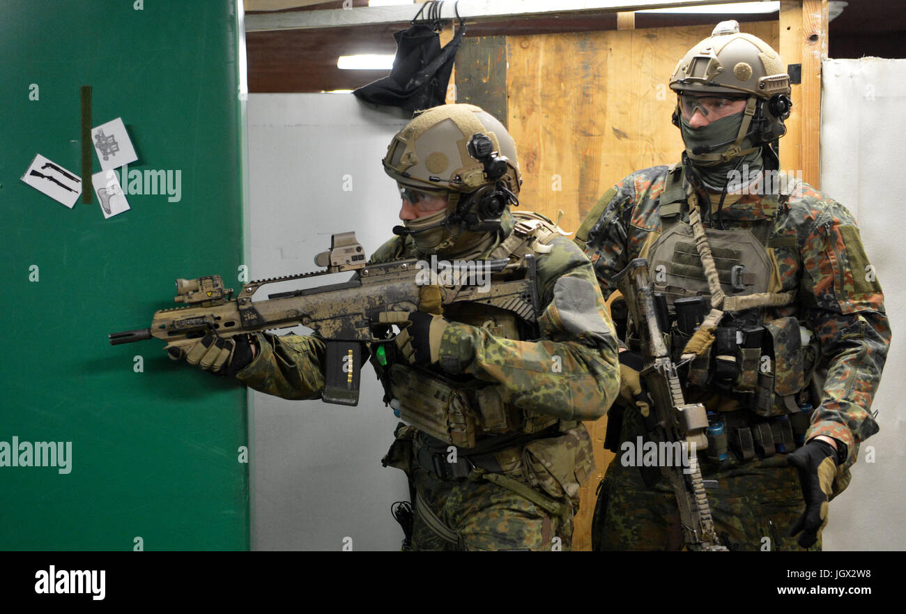 Calw, Deutschland. 23. Januar 2017. Deutsch Special Forces Command (KSK ...