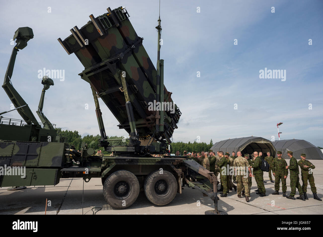 Patriot defense raketensystem Stockfotos und -bilder Kaufen - Alamy