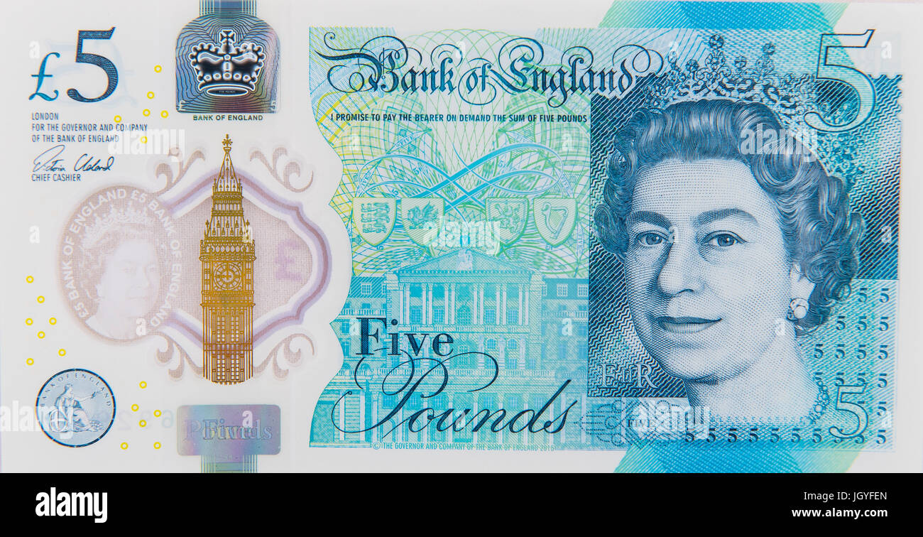Five pound note -Fotos und -Bildmaterial in hoher Auflösung – Alamy