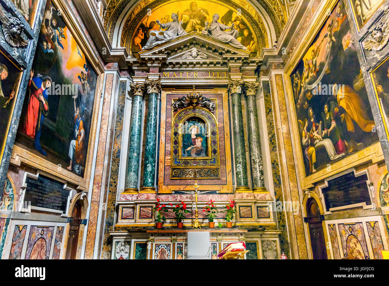 Santa Maria Della Pace Church Stockfotos und -bilder Kaufen - Alamy
