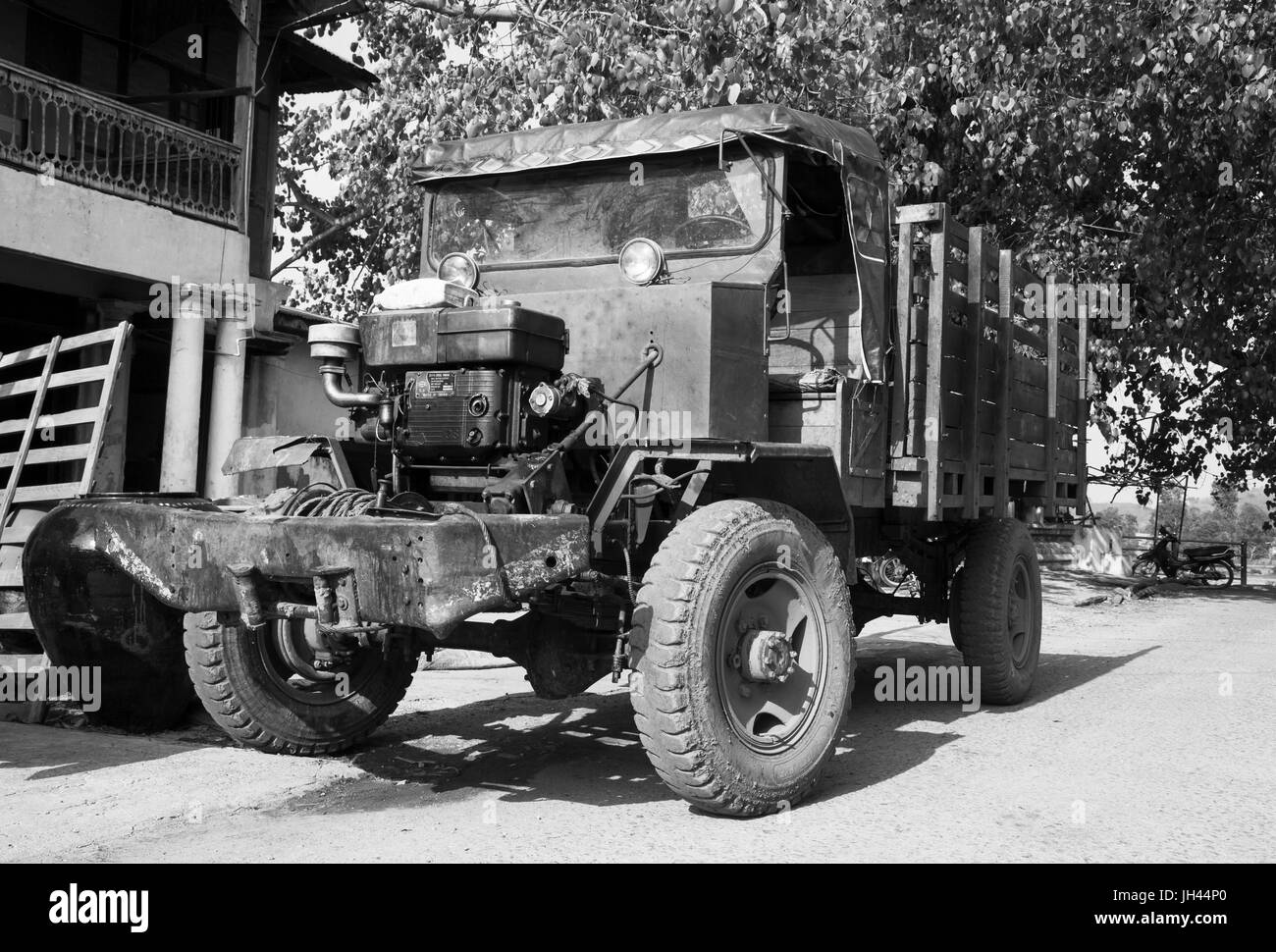 Vintage Stapler noch heute weit verbreiteten Einsatz in Myanmar. Von ...