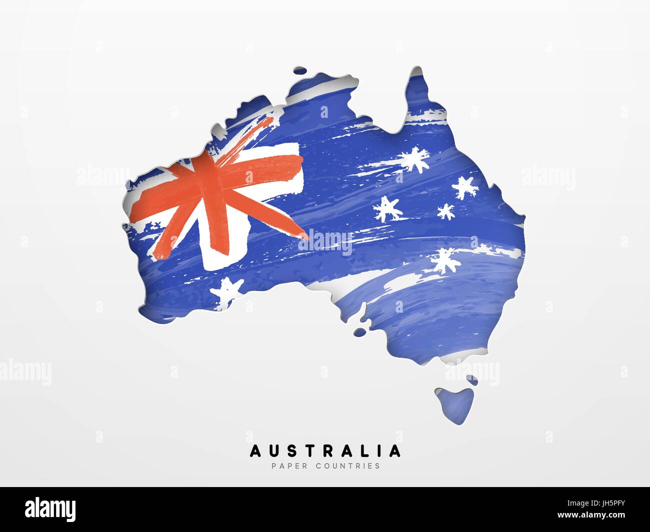 Australien karte Stock-Vektorgrafiken kaufen - Alamy