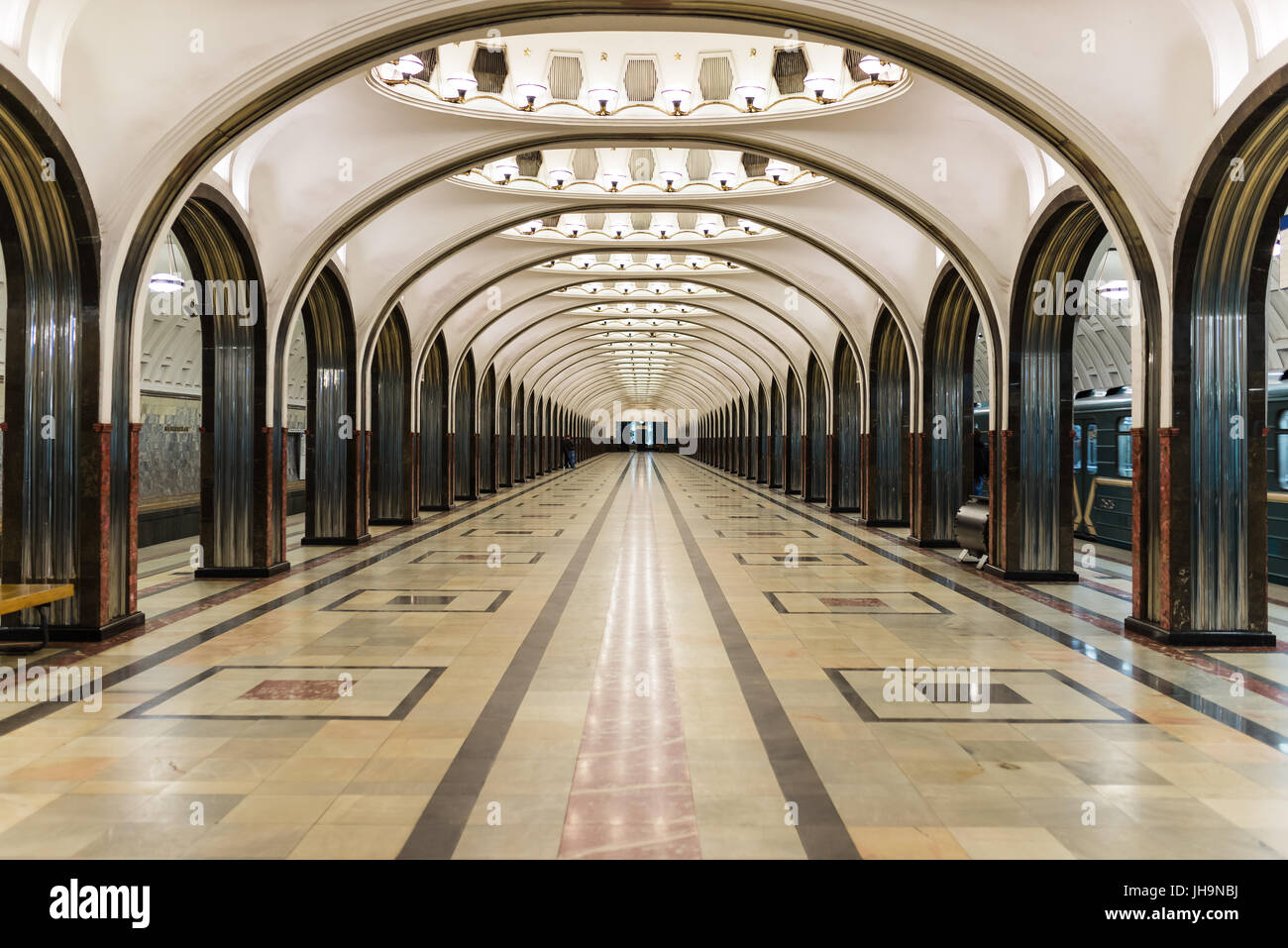 Mayakovskaya metro station -Fotos und -Bildmaterial in hoher Auflösung ...