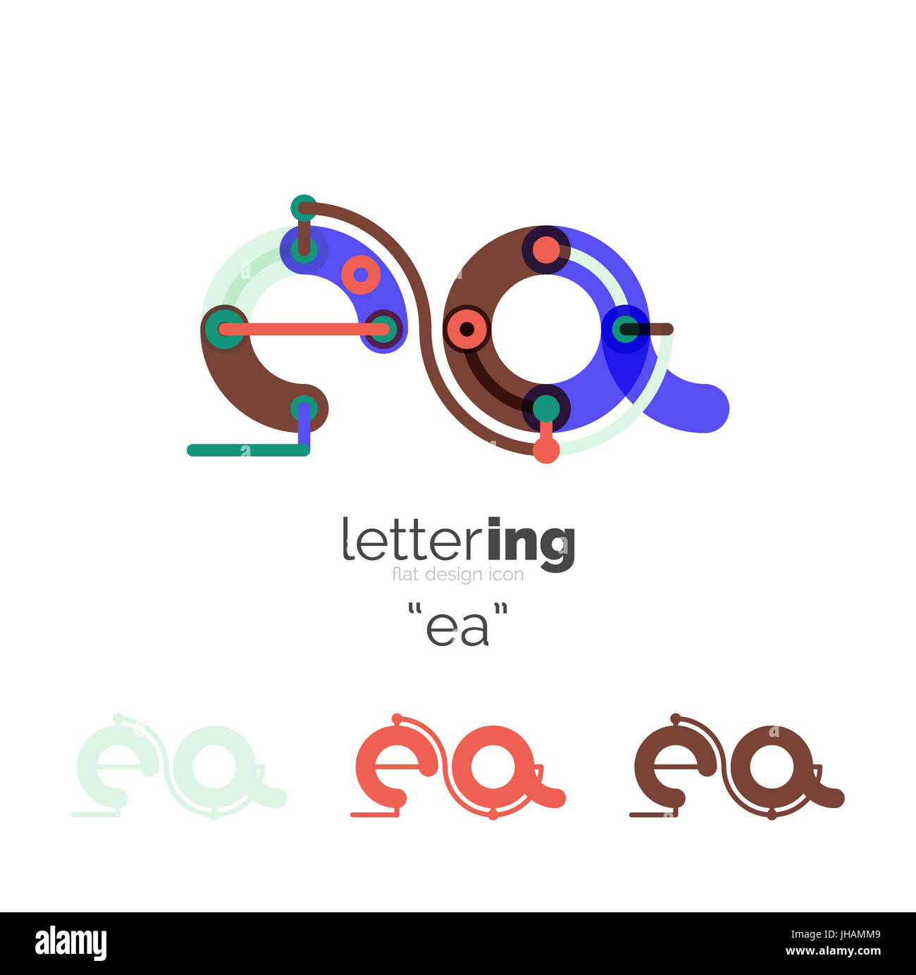 Alphabet Buchstaben Schrift Logo Business-Symbol. Firma Namenskonzept ...