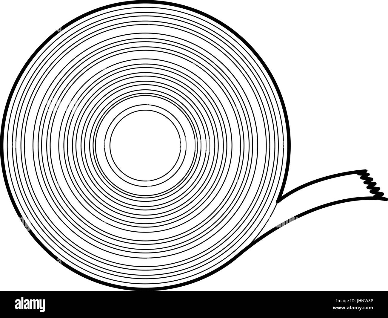 Duct Tape Symbol, Umriss-Stil Stock-Vektorgrafik - Alamy