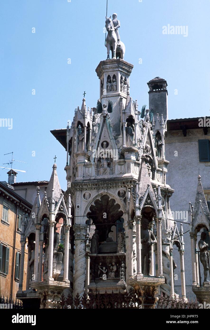 Verona (Italien), die Arche Scaligere, Gräber der alten Herren von ...