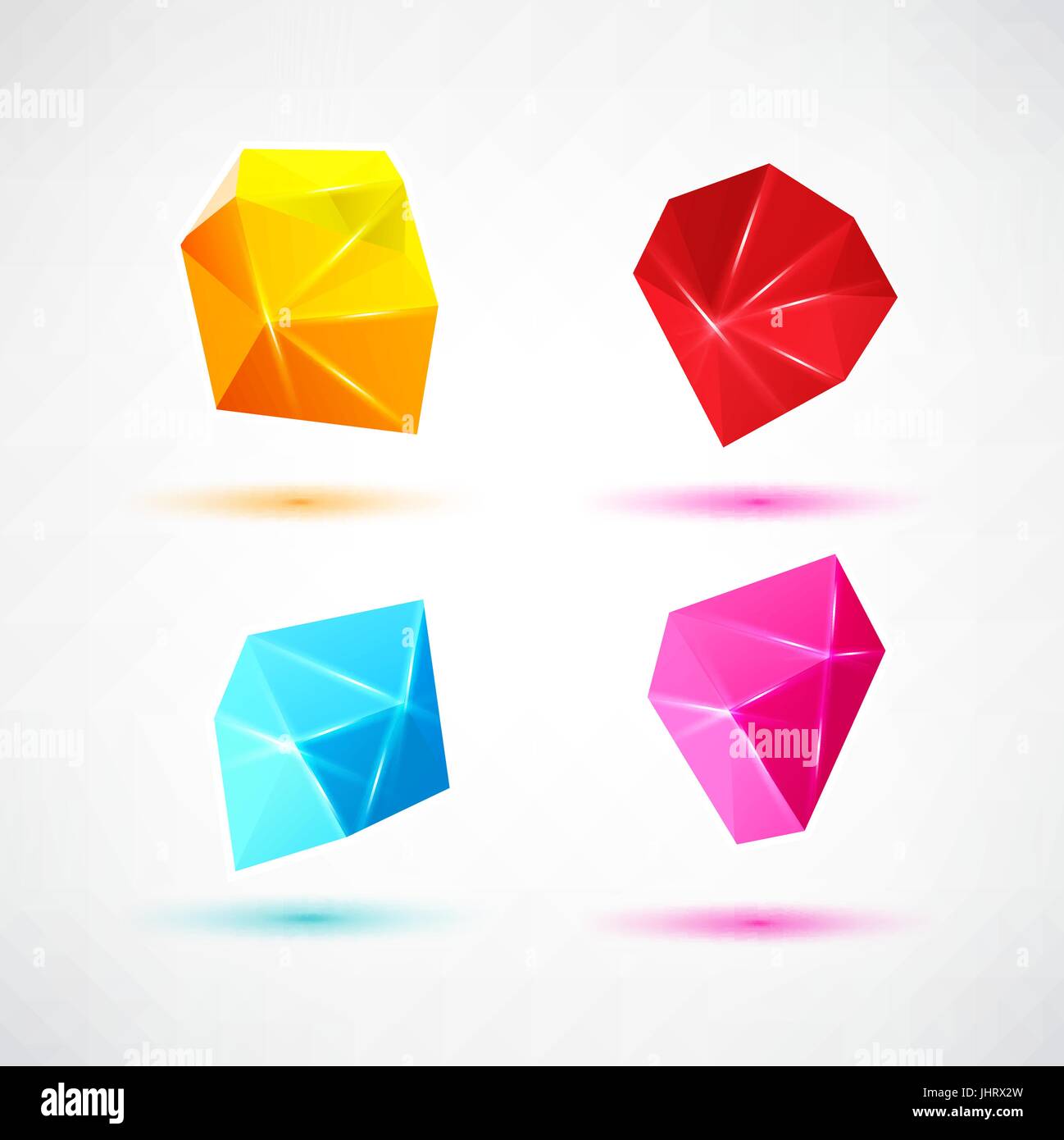 Satz von Symbol und Formen. Trendige Icons und Logos. Geschäft Zeichen ...